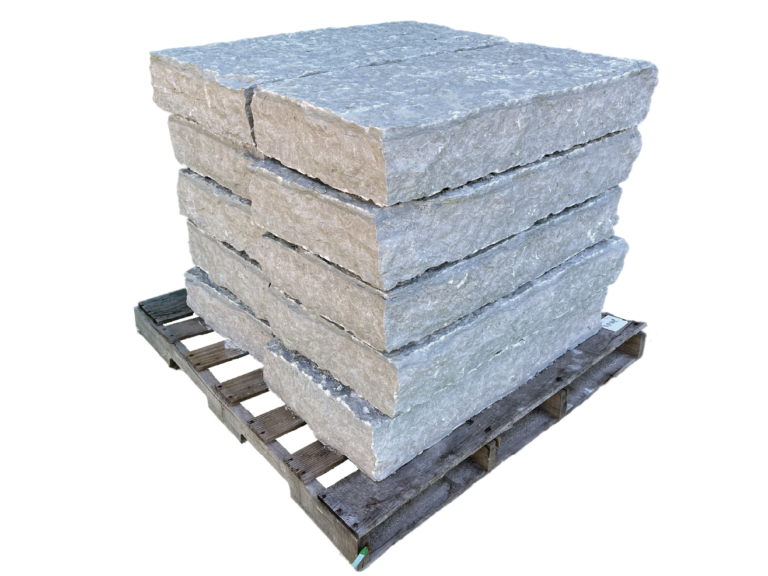 Indiana Limestone 16" x 48" Sawn Top and Bottom Step - Snapped 4 Sides ...