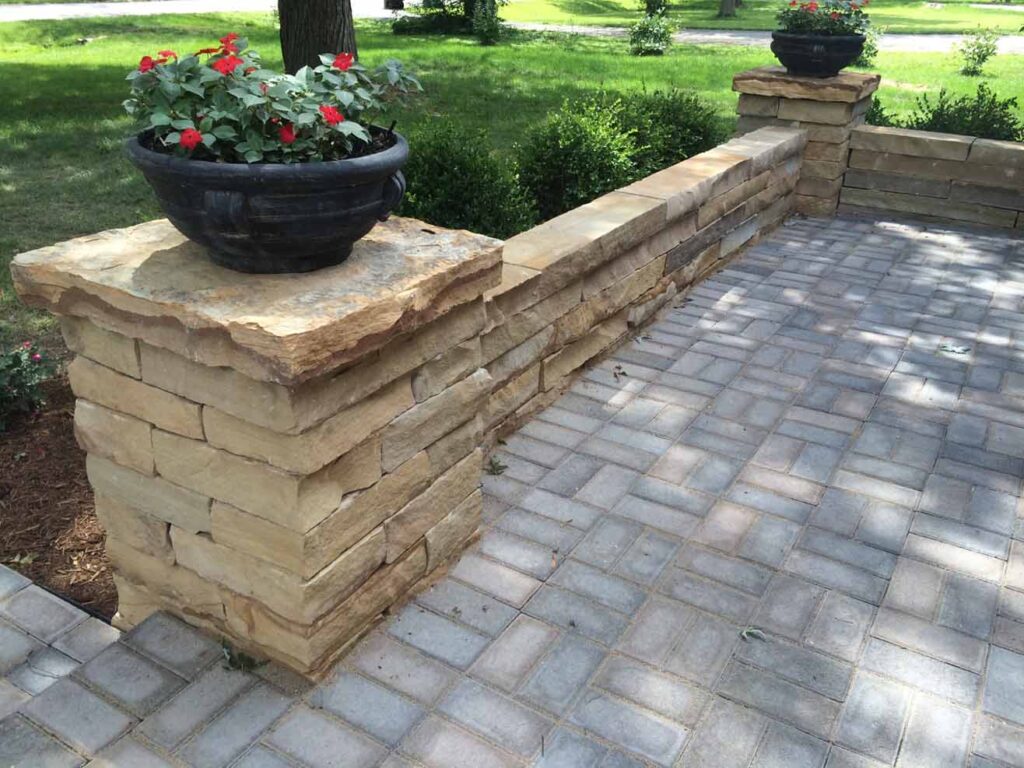 Canyon Gray 12″ Snapped Wall – Green Stone Company