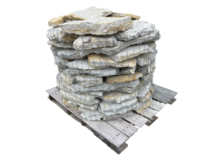 Flatrock Buff Garden Wall – Green Stone Company
