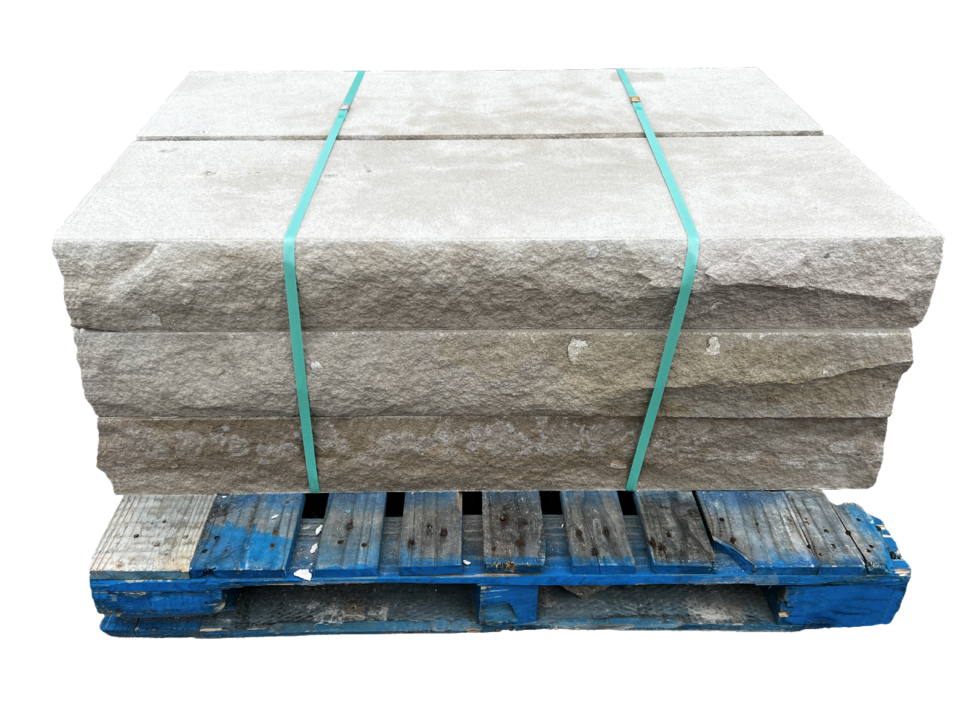 Indiana Limestone 16″ x 48″ Snapped Step | Green Stone Company