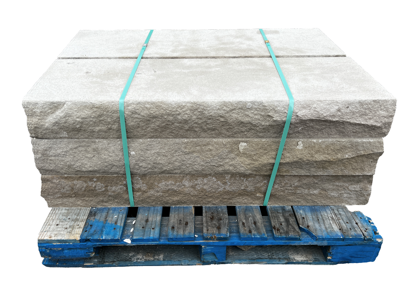 Indiana Limestone 16″ x 48″ Snapped Step | Green Stone Company