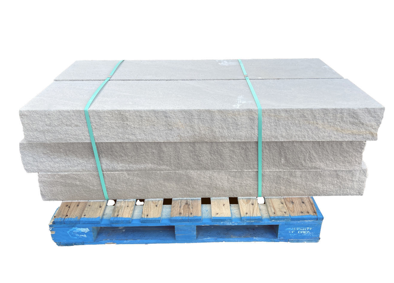 Indiana Limestone 16″ x 60″ Snapped Step | Green Stone Company