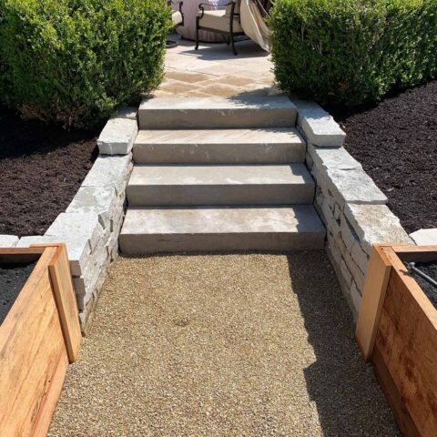 Cumberland Mtn. Blue 18" x 36" Snapped Steps - Green Stone Company