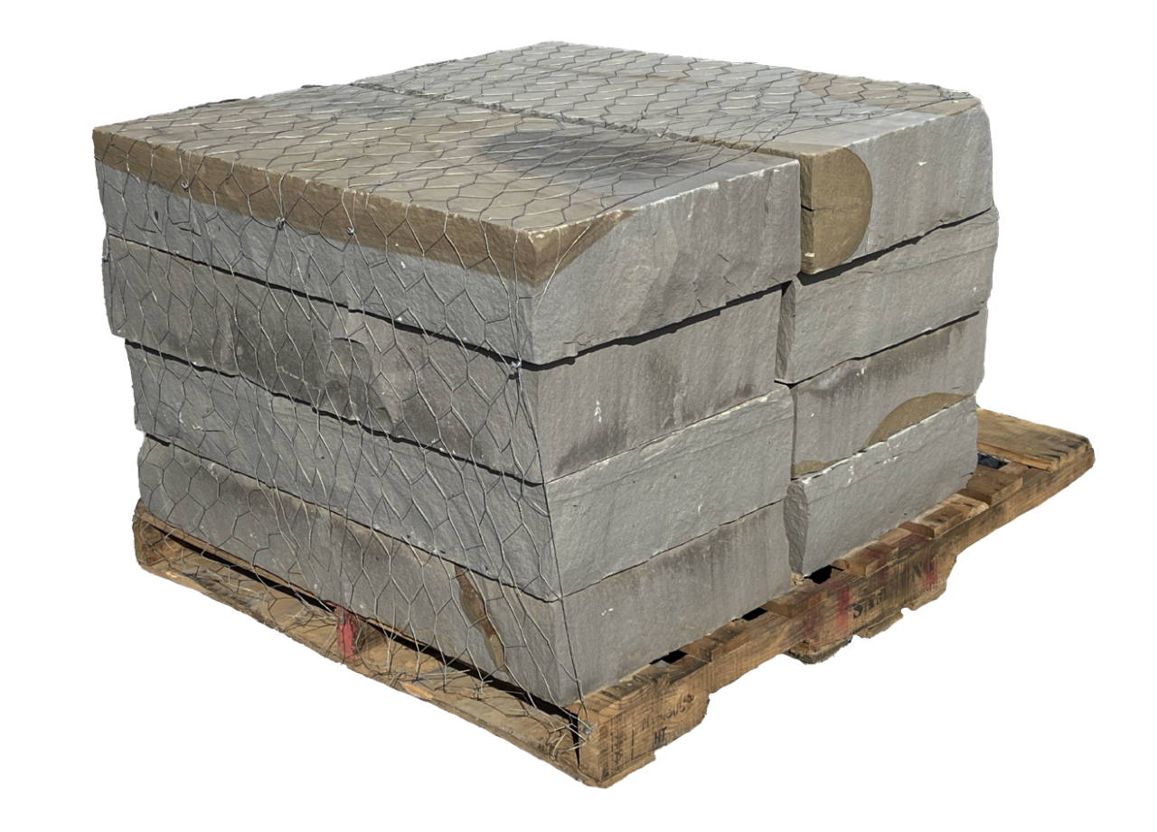 Indiana Limestone 6″ x 8″ Snapped Wall – Green Stone Company