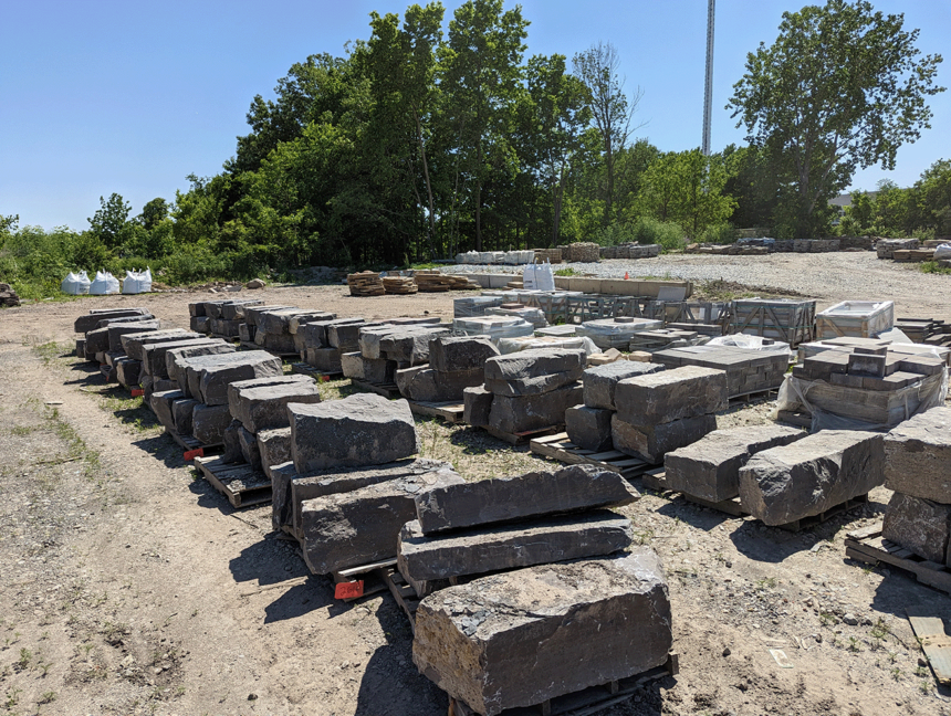 Cobalt Gray Split Ledge 12″-14″ – Green Stone Company